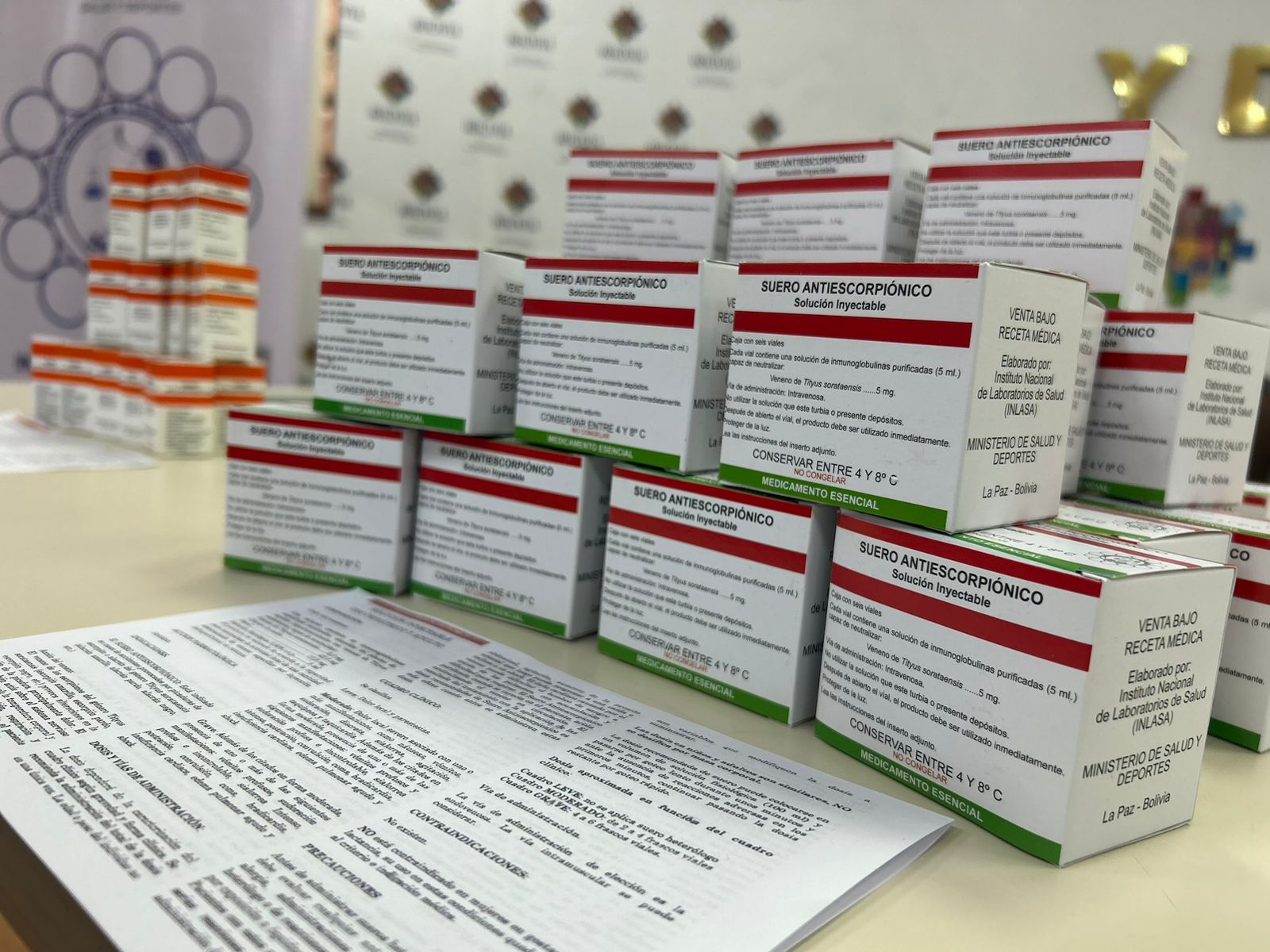 El Ministerio de Salud presenta el primer antídoto boliviano para el ...