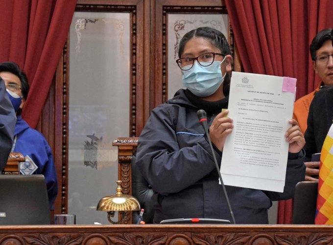 El MAS denuncia que el Ejecutivo busca desconocer a Eva Copa como ...