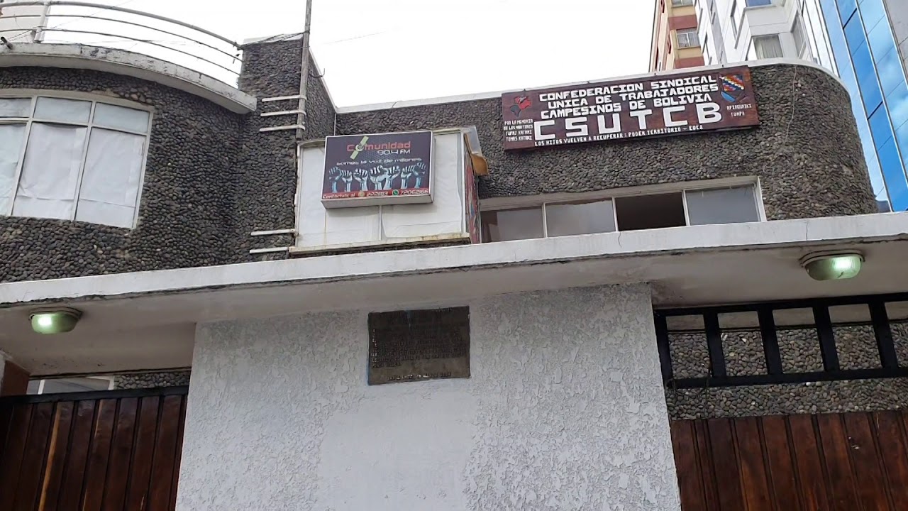 Ejecutivo saliente de la CSUTCB anuncia que entregará la sede a Lucio ...